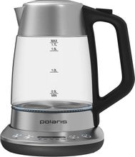 Чайник электрический Polaris PWK 1775CGLD, 1850Вт, серебристый матовый ...
