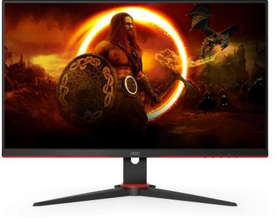 Аксессуары для монитор AOC Gaming 24G2ZE 23.8", черный/красный (1560519 ...
