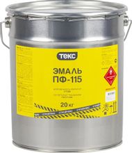 Обзор товара эмаль Текс ПФ-115 (700010634) зеленый 20л (1830727) в ...