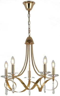 Характеристики Люстра EVOLUCE SLE120213-05, 5 х , золотистый (1756721 ...