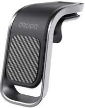 Держатель Deppa Mage Bend Carbon для смартфонов, магнитный, черный ...