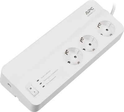 Характеристики Сетевой фильтр APC PM6-RS, 2м, белый (283520) смотреть в ...