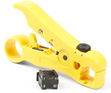 Инструмент зачистки Hyperline (HT-352) для UTP/STP RF-59/6/11/7 (упак:1шт) желтый – купить в ...