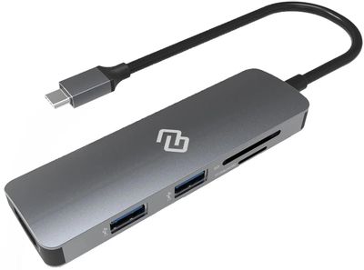 Стыковочная станция Digma DS-735UC_G, серый – купить в Ситилинк | 1397050