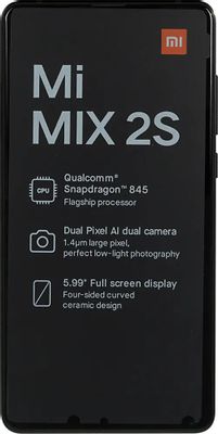 Характеристики Смартфон Xiaomi Mi MIX2S 64Gb, черный (1067322) смотреть в СИТИЛИНК