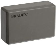 Характеристики Блок для йоги Bradex SF 0407 пеноматериал ш.:230мм в.:150мм т.:75мм серый ...