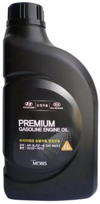 Характеристики Моторное масло Hyundai Premium Gasoline, 5W-20, 1л ...