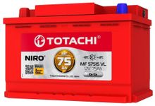 Аккумулятор автомобильный TOTACHI MF 57515 VL 7 75Ач 700A [90375 ...