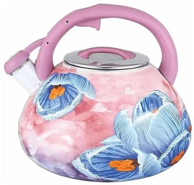 Характеристики Металлический чайник ЧУДЕСНИЦА ЭЧ-3505, 3.5л, розовый ...