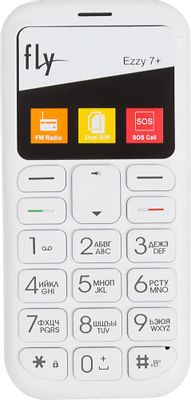 Сотовый телефон Fly Ezzy 7+, белый – купить в Ситилинк | 487234