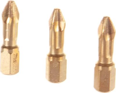 Характеристики Набор бит Makita P-38582, шестигранный, 3шт (1623906 ...