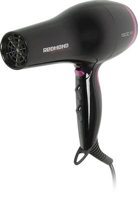 Фен Redmond RF-522, 1800Вт, черный и фиолетовый(плохая упаковка ...