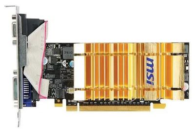 Видеокарта MSI NVIDIA GeForce 210 512МБ GDDR2, Low Profile, Ret [n210-md512h] – купить в ...