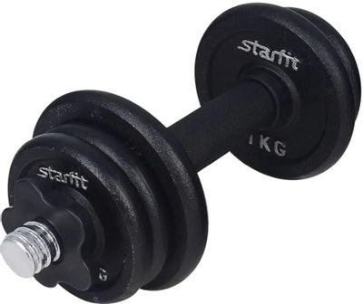 Гантель Starfit DB-713 1x5кг без покр. черный (УТ-00019991) – купить в ...