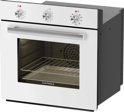 Духовой шкаф Darina 1U BDE 111 707 W, белый/белый – купить в Ситилинк ...