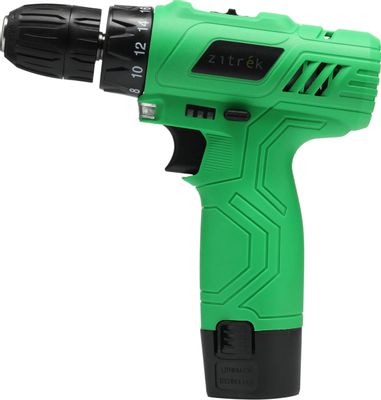 Дрель-шуруповерт ZITREK Green 12-Li-ion, 1.5Ач, с одним аккумулятором ...