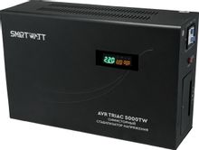 Стабилизатор напряжения SMARTWATT AVR Triac 5000TW черный ...