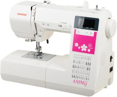 Характеристики Швейная машина Janome 450MG белый (338382) смотреть в ...