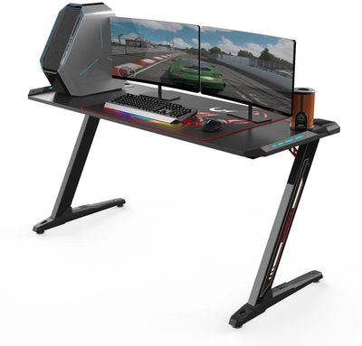 Характеристики Стол игровой EUREKA Z60, МДФ, черный (1493736) смотреть ...