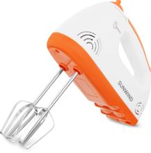 Миксер SunWind SWM 280, ручной, белый и оранжевый – купить в Ситилинк ...