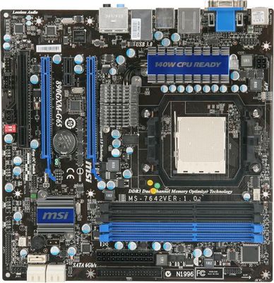 Обзор товара материнская плата MSI 890GXM-G65, SocketAM3, AMD 890GX ...