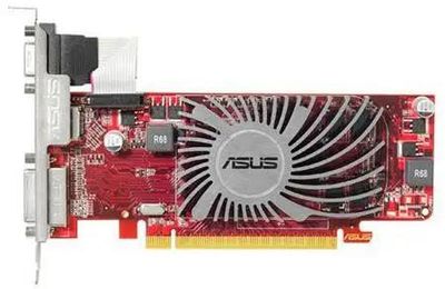 Видеокарта ASUS AMD Radeon HD 6450 1ГБ DDR3, Low Profile, Ret [hd6450 ...