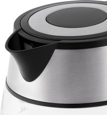 Чайник электрический Vitek VT-7037, 2200Вт, прозрачный и черный – купить в Ситилинк | 2035723