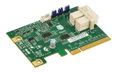 Обзор товара контроллер Supermicro AOC-SLG3-2E4R-O Standard LP 2x NVMe ...