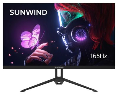 27" Монитор SunWind SUN-M27BA107, 1920x1080, IPS, 165Гц, 2хHDMI, 1хDP ...