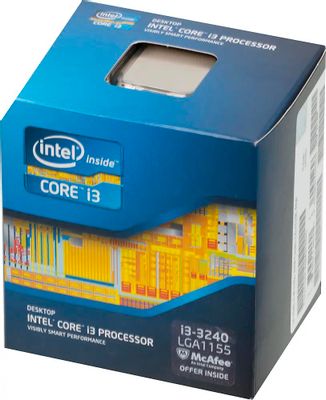 Характеристики Процессор Intel Core i3 3240, LGA 1155, BOX (993336 ...