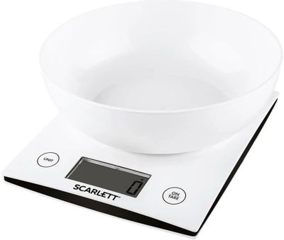 Характеристики Весы кухонные Scarlett SC-KS57B10, белый (1100777 ...