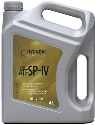 Масло трансмиссионное синтетическое Hyundai GV ATF SP-IV, 4л [42180004 ...