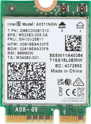 Адаптер Intel Original (AX211.NGWG 999M0W) AX211.NGWG – купить в ...