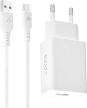 Сетевое зарядное устройство ROCKET Base Combo, USB-A, USB type-C, 10 ...