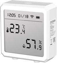 Характеристики Датчик температуры и влажности Digma DiSense T5, белый ...