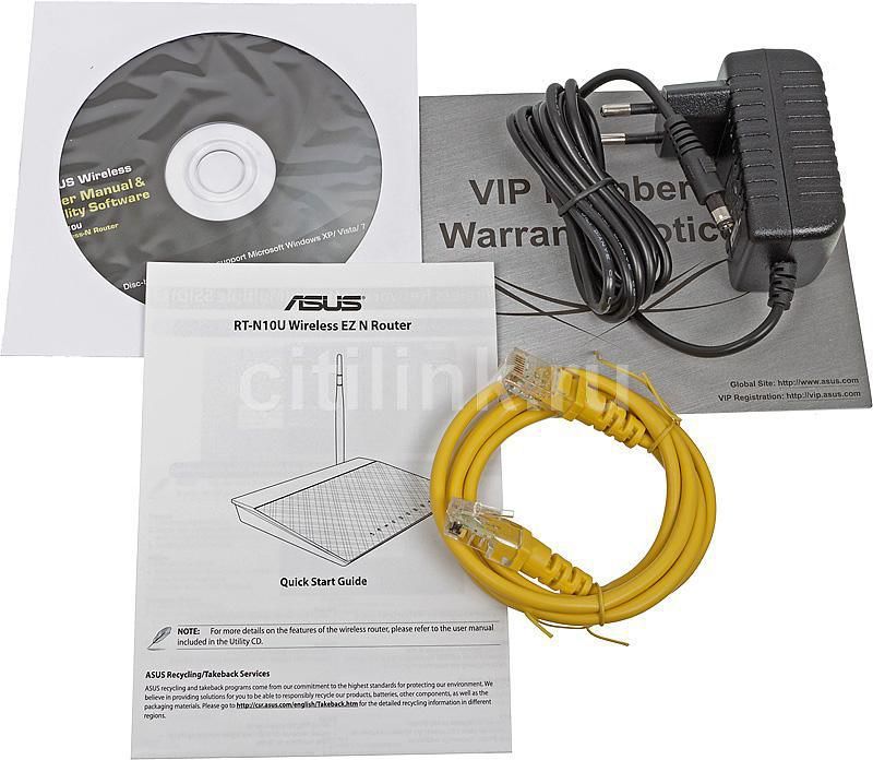 Характеристики Wi-Fi роутер ASUS RT-N10U BLACK(восстановленный) (R59415 ...