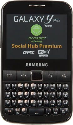 Смартфон Samsung Galaxy Y Pro GT-B5510, серый(восстановленный) – купить ...