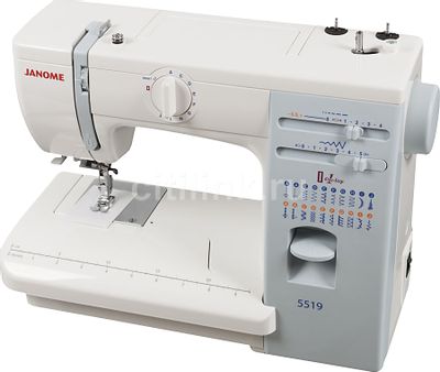 Характеристики Швейная машина Janome 5519 белый(Б/У) (M00264016 ...