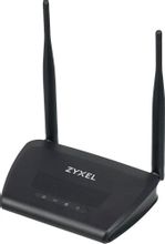 Характеристики Wi-Fi роутер ZyXEL NBG-418NV2-EU0101F, N300, черный ...