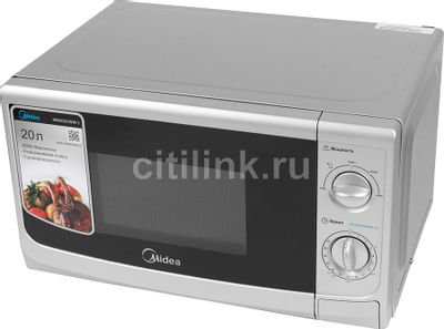 Характеристики Микроволновая печь Midea MM820CWW-S, 800Вт, 20л ...