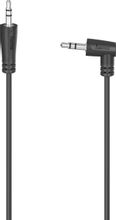 Кабель аудио HAMA H-200723, Jack 3.5 (m) - Jack 3.5 (m) , 1.5м, черный ...
