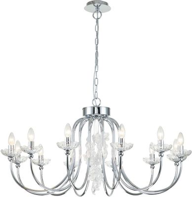 Обзор товара люстра FAVOURITE Bellis 2870-12P, 12 х , хром (1710477) в ...