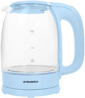 Чайник электрический MAUNFELD MGK-613BL, 2200Вт, голубой – купить в ...