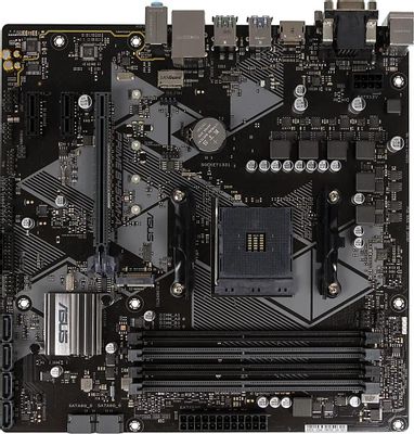 Материнская плата ASUS PRIME B450M-A, SocketAM4, AMD B450, mATX, Ret ...