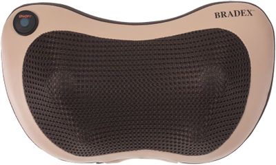 Характеристики Массажная подушка BRADEX KZ 0573, бежевый, коричневый (1979437) смотреть в СИТИЛИНК