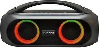 Колонка портативная Ginzzu GM-904B, 20Вт, черный – купить в Ситилинк ...