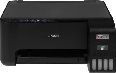 МФУ струйное Epson L3251 цветная печать, A4, с СНПЧ, черный [c11cj67409 ...