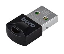 Bluetooth адаптер Buro BU-BT502 BT 5.0+EDR class 1.5, USB, 20м, черный ...