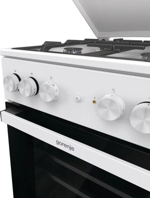 Газовая плита Gorenje GK5A42WF-B, электрическая духовка, металлическая ...