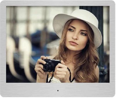 Цифровая фоторамка TeXet TF-105, 10", серебристый – купить в Ситилинк | 879875